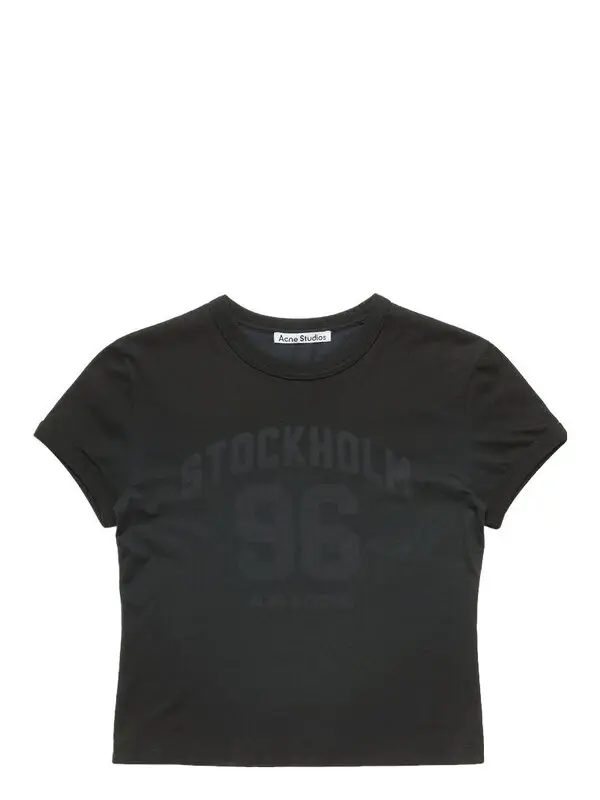 Acne Studios Stockholm 96" Logo T-shirt - Black