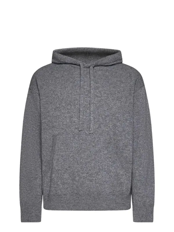 ROBERTO COLLINA Hooded Sweater - Gray