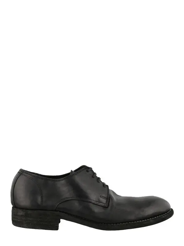 Guidi 992x Lace-up Round Toe Shoes - Black