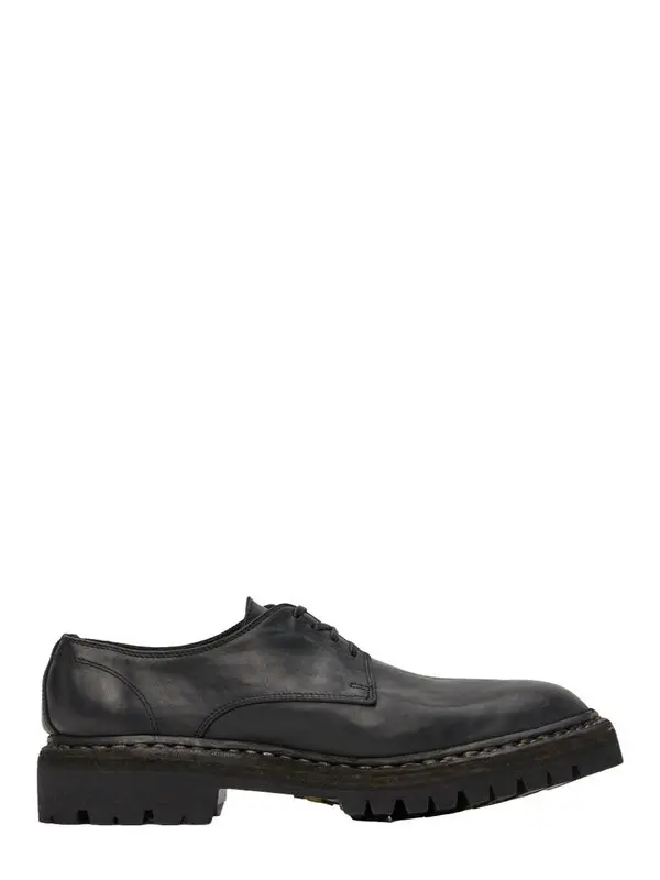 Guidi Lace-up Derby Shoes - Black