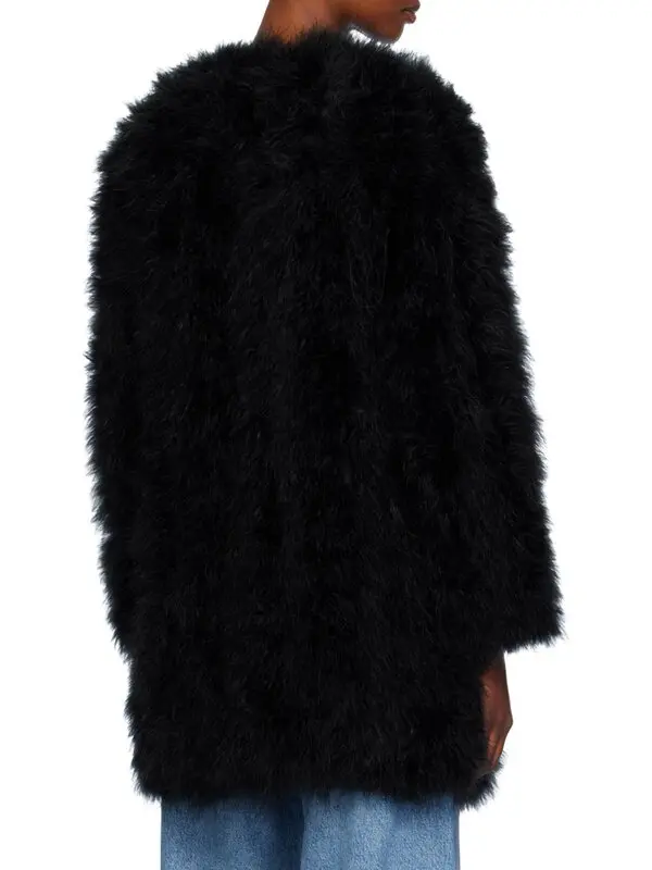 YVES SALOMON Feather Jacket - Black