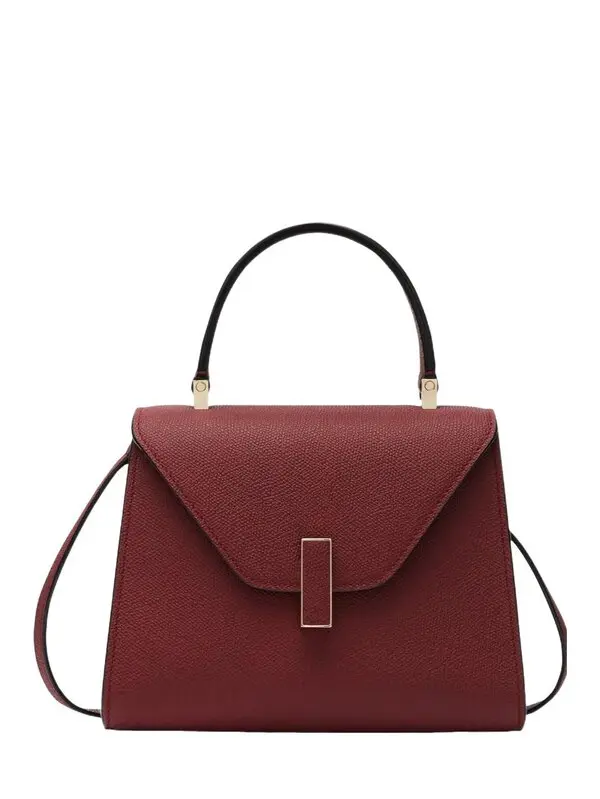 VALEXTRA Iside Foldover Mini Top Handle Bag - Red