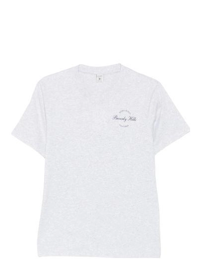 SPORTY  RICH Sporty & Rich Short Sleeve T-shirt - Grey