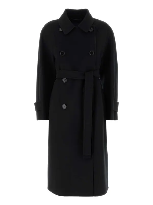 Max Mara Samanta Double-breasted Belted Coat - No