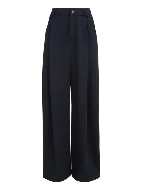 Brunello Cucinelli Cotton And Silk Interlock Track Trousers - Black