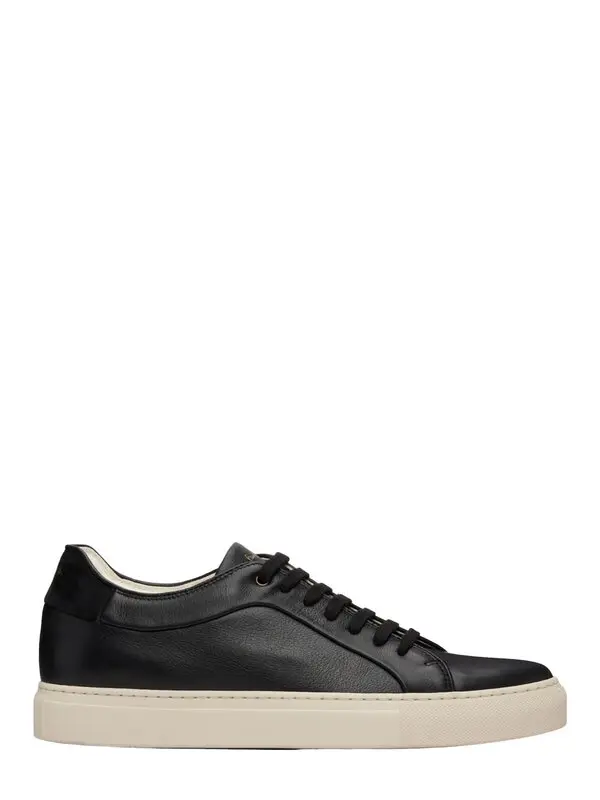 Paul Smith Round Toe Lace-up Sneakers - Black