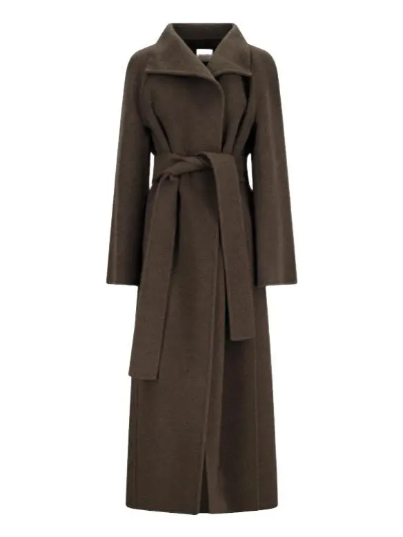 Khaite Lapel Coat - Green