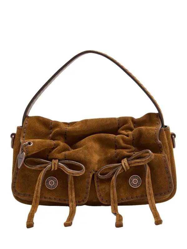 Acne Studios Micro Suede Cross-body Bag - Brown