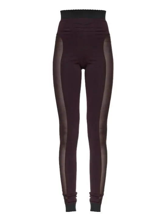 Attico Slim Fit Trousers - Wine Red