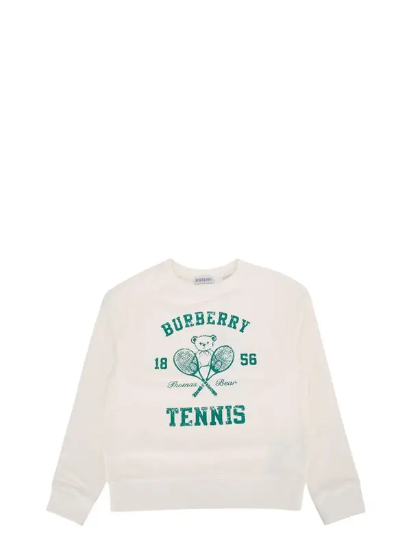 Burberry Crew Neck Sweatshirt - White