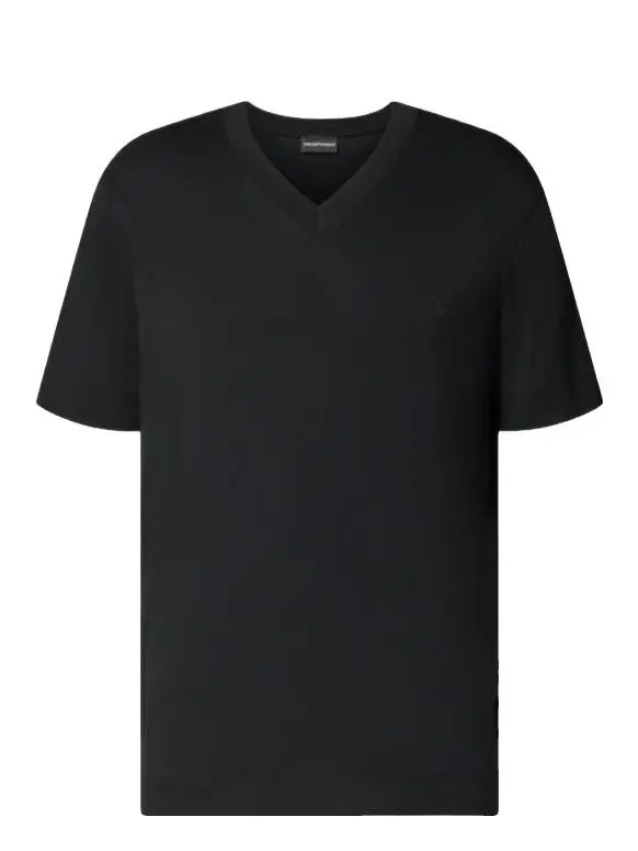 Emporio Armani V-neck T-shirt - Black