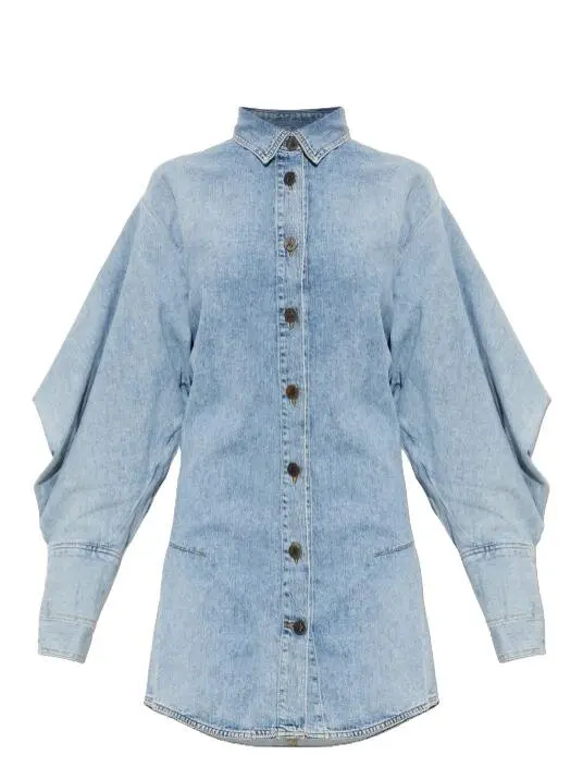 Attico Denim Dress - Blue