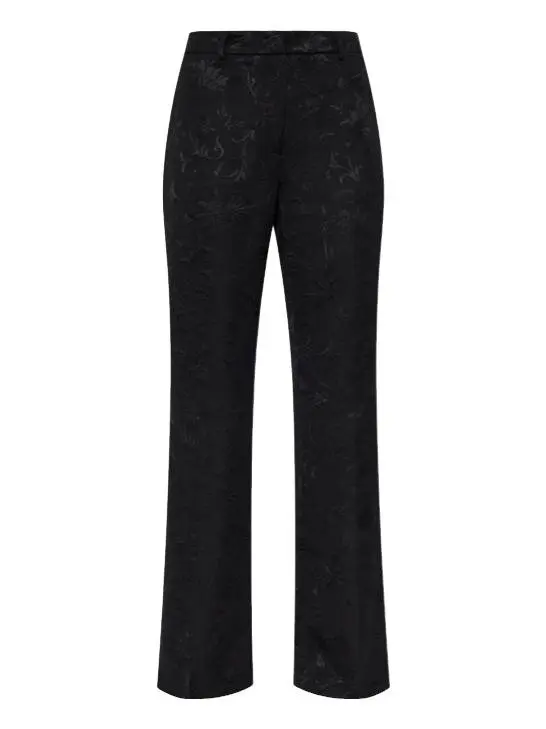 Etro Patterned Tailored Trousers - Black