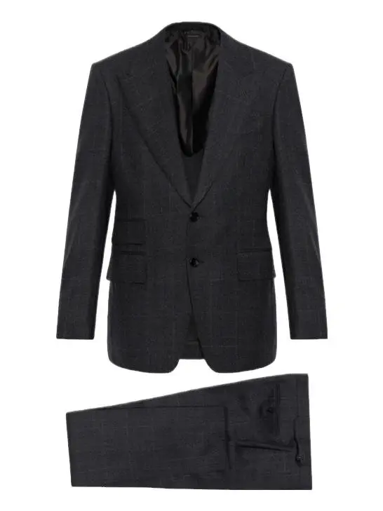 TOM FORD Lapel Long-sleeve Suit - Grey