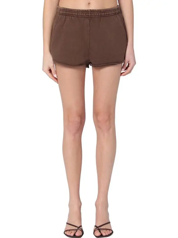 ENTIRE STUDIOS Cotton Shorts - Brown