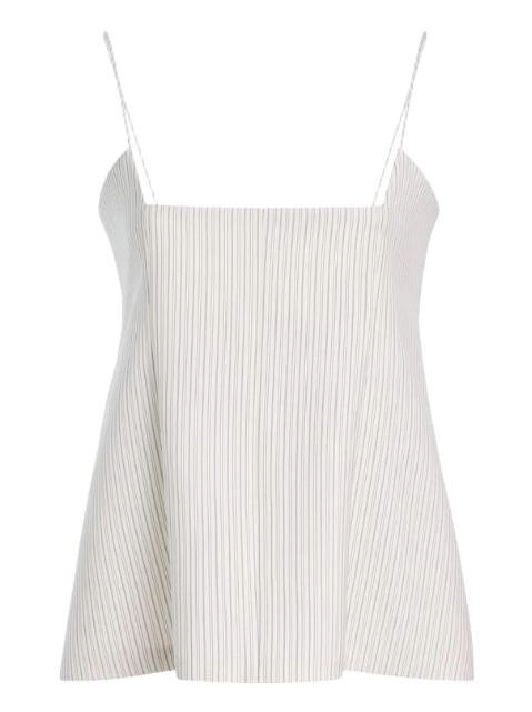 Brandon Maxwell Tilden Tank - Ivory