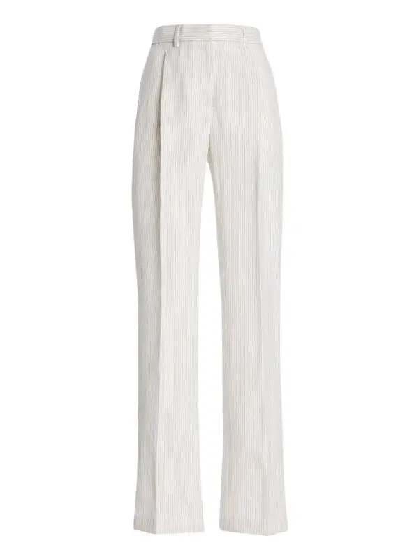 Brandon Maxwell Anja Trouser - Ivory