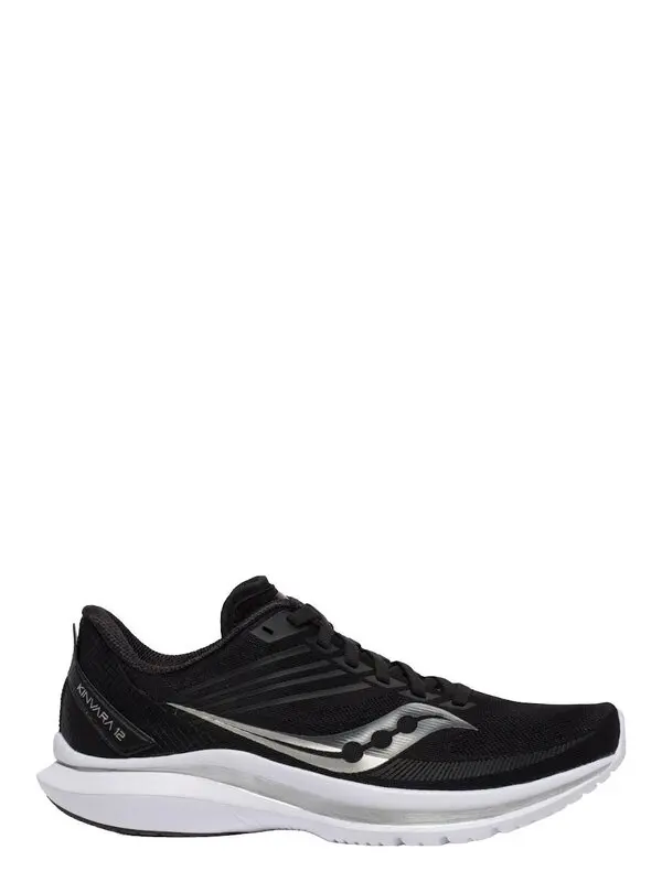 Saucony Kinvara 12 Running Shoe - Black/silver