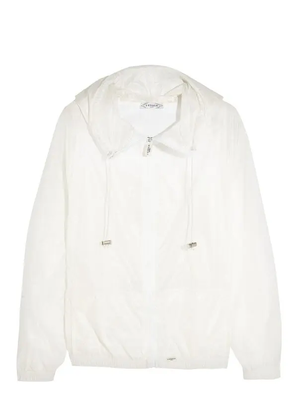 L'ETOILE SPORT Hooded Shell Jacket - White
