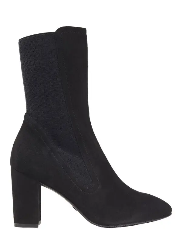 STUART WEITZMAN Fifer Suede Ankle Boots - Black