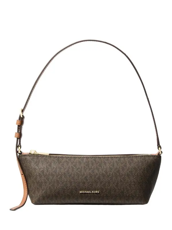 Michael Kors Laila Small Signature Logo Pochette - Brown