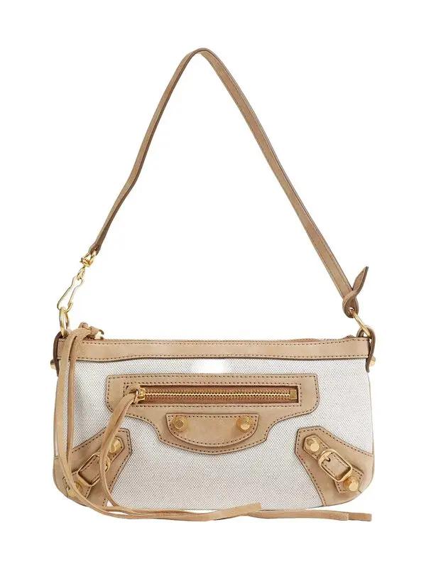 Balenciaga Le City Pouch On Strap - Beige