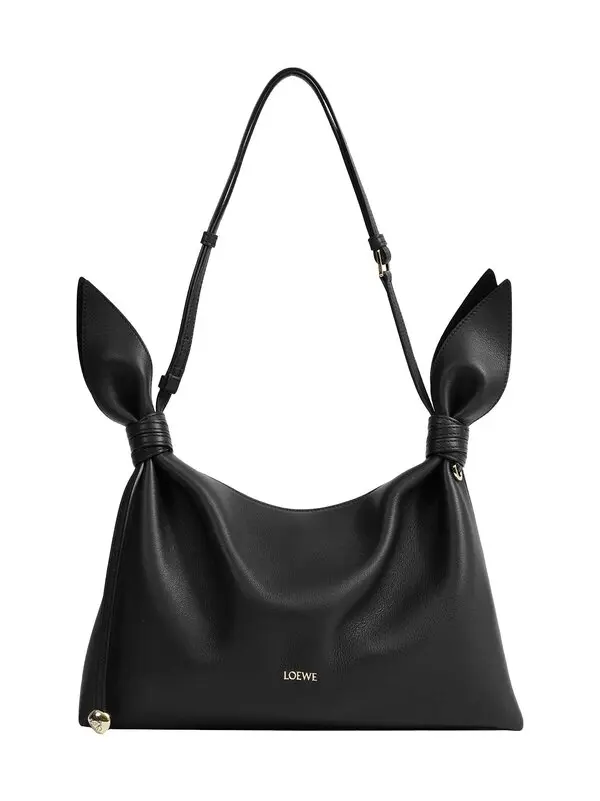 Loewe Scarf Medium Shoulder Bag - Black