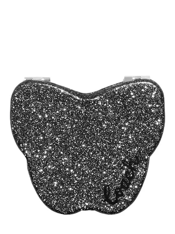 COACH OUTLET Glitter Butterfly Compact Mirror - Silver/black