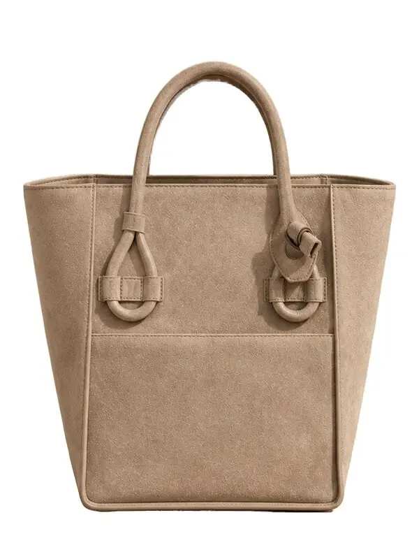 CALLAS MILANO Pia Suede Tote Bag - Sand