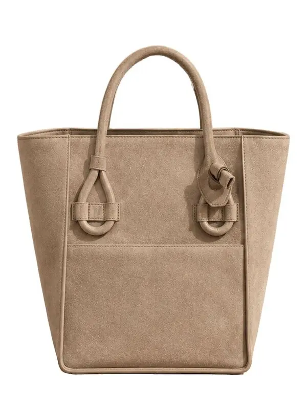 CALLAS MILANO Pia Suede Tote Bag - Sand