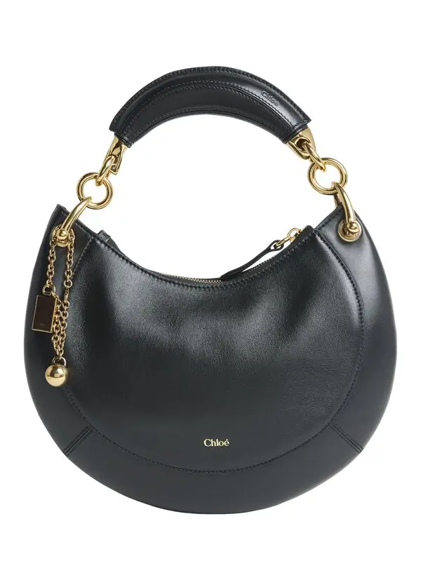 Chloé Small Leather Banana Top-handle Bag - Black