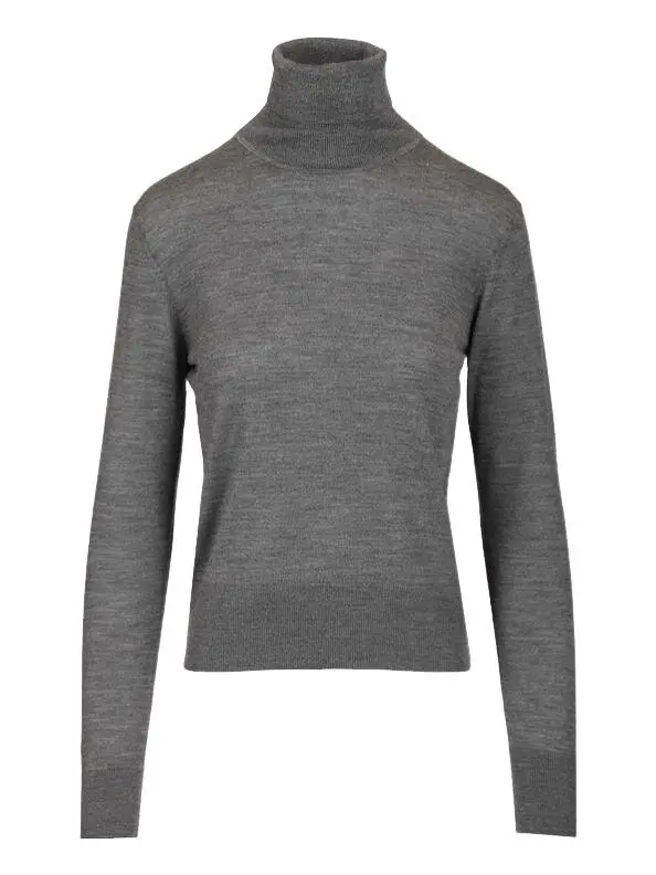 FORTE_FORTE Turtleneck Sweater - Grey