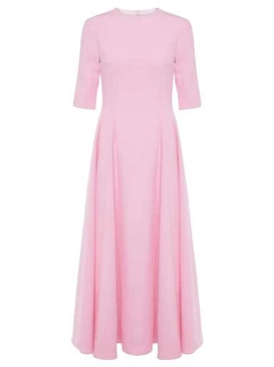 EMILIA WICKSTEAD Georgie Wool Midi Dress - Pink