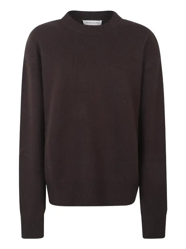 THE FRANKIE SHOP Long-sleeved Pullover Sweater - Black