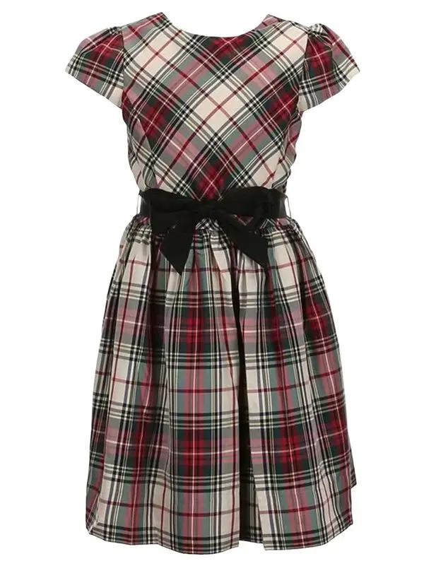 Polo Ralph Lauren Plaid Twill Dress - Black