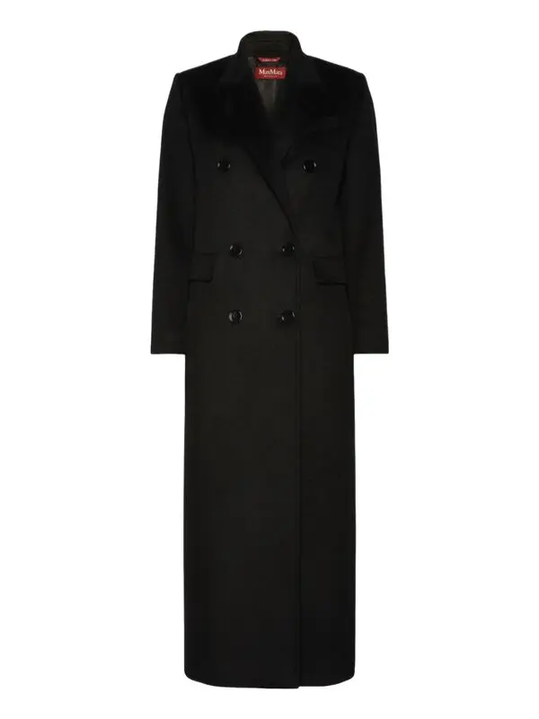 Max Mara Double-breasted Coat - Black