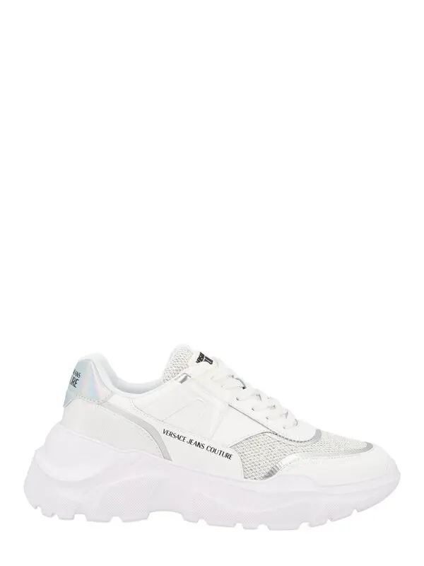 Versace Speedtrack" Logo Sneakers - White