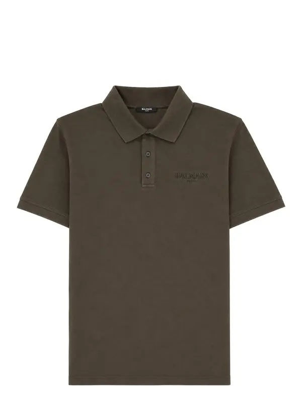 Balmain Polo Con Logo - Green
