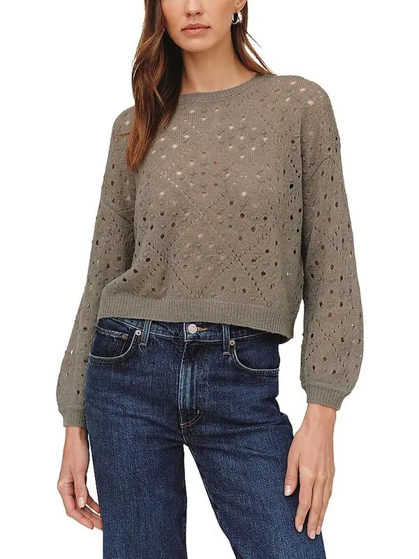 Bella Dahl Balloon Sleeve Sweater - Shadow Moss