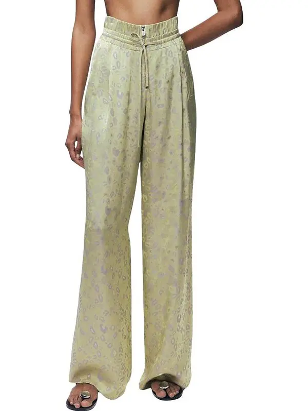 NOCTURNE Printed Wide Leg Trousers - Multi-colored