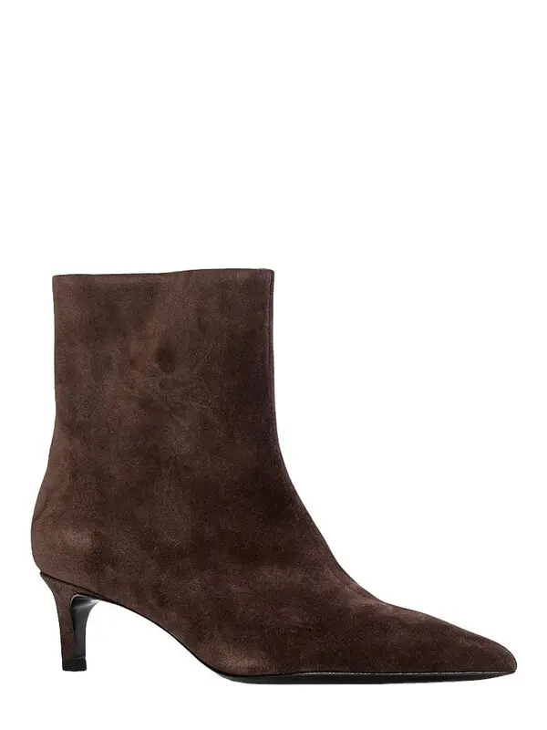 BLACK SUEDE STUDIO Sutton 50 Leather Pull-on Boots - Dark Brown