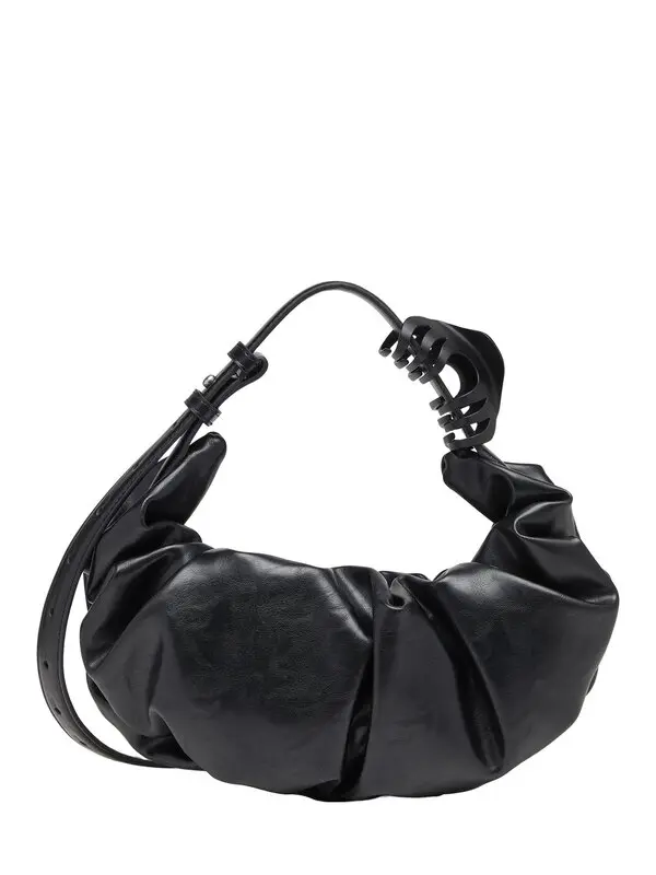 DIESEL® Mini Shoulder Bag With Adjustable Strap And Removable Hair Clip - Nero