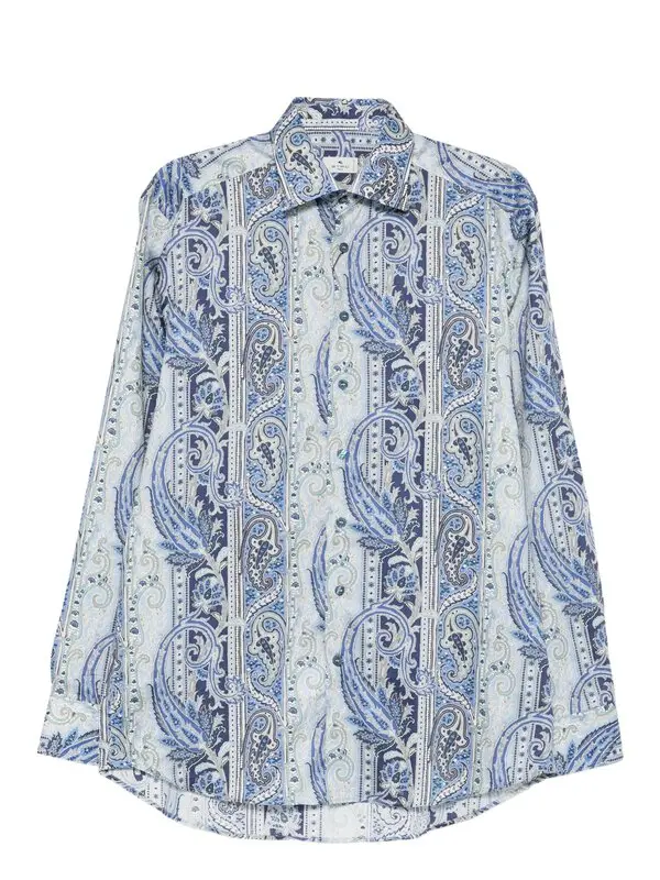 Etro S Stylish Cotton Mini Shirt - Multicolor