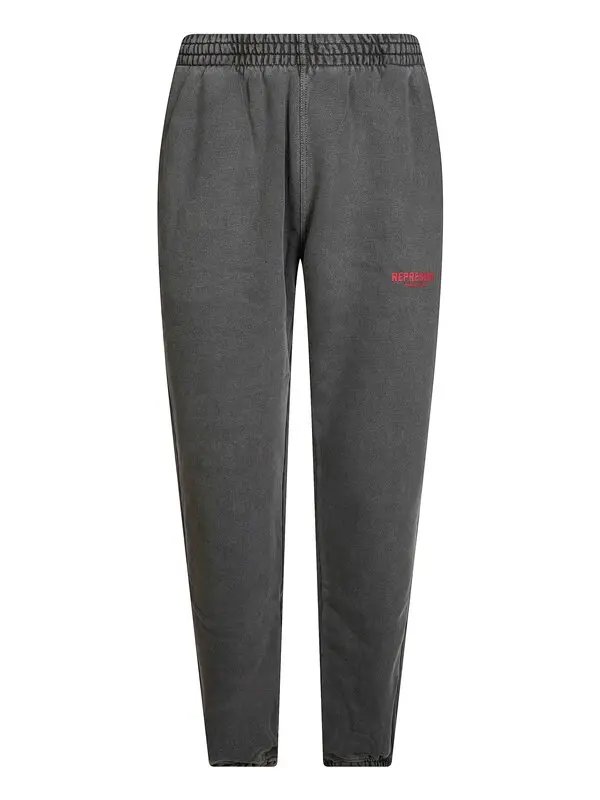 REPRESENT Owners Club Paint-effect Sweatpants For Fw26 - Nero