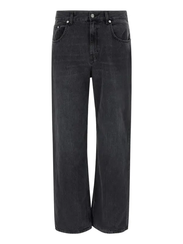 Séfr Relaxed Straight-leg Jeans - Grey