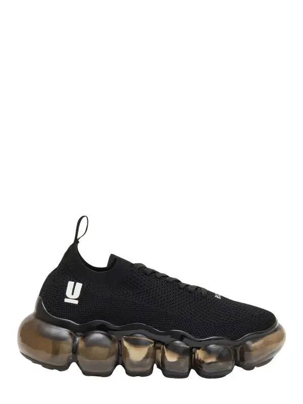 Undercover Mesh Low-top Platform Sneakers - Black