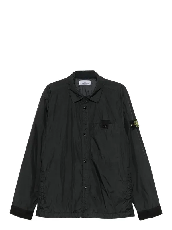Stone Island Patch Chest Pocket Mini Utility Jacket - Nero