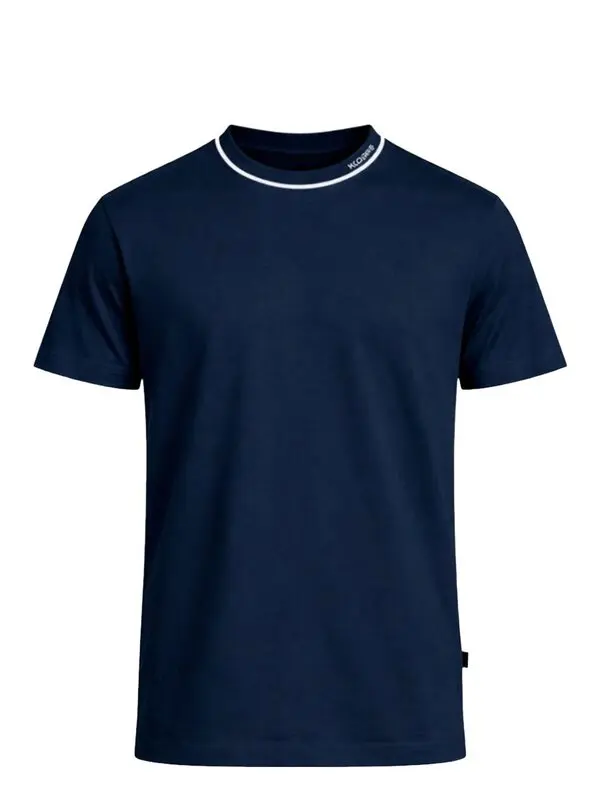 Michael Kors Trimmed Neck Short Sleeve T-shirt - Navy