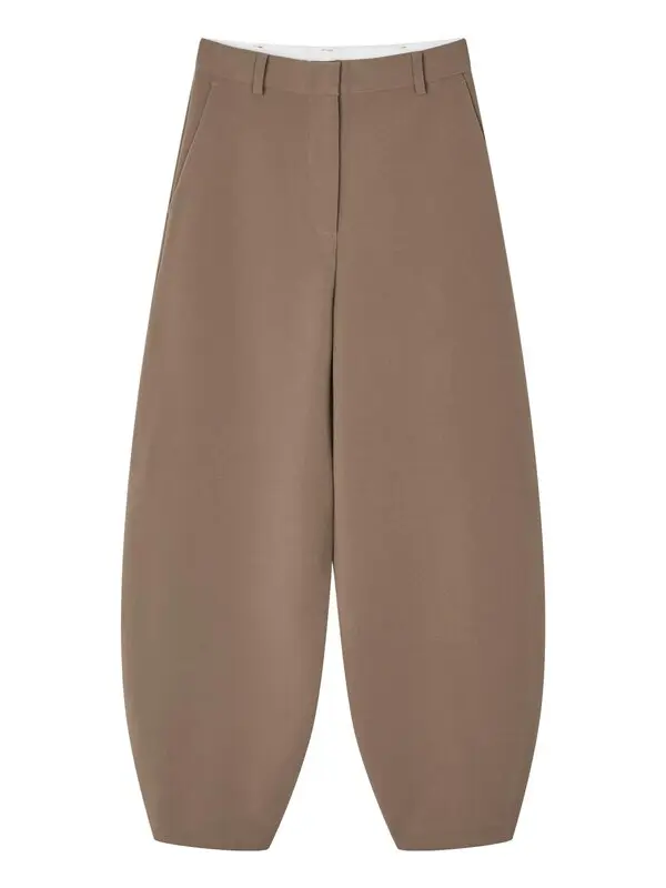BY MALENE BIRGER Carlien High-waist Tapered Leg Trousers - Fosil