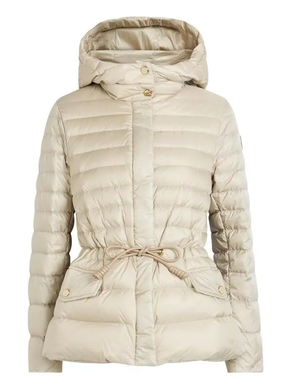 Moncler Padded Hooded Nylon Jacket - Ivory